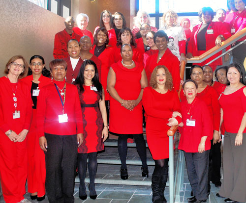 Big-hearted staff celebrate ‘Go Red Day’ • Brooklyn Paper