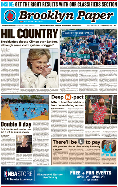 Brooklyn Paper: April 22, 2016 • Brooklyn Paper
