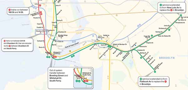 Red alert! No weekend 2, 3 trains in Brooklyn starting spring next year ...