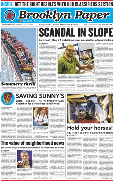 Brooklyn Paper: April 14, 2017 • Brooklyn Paper