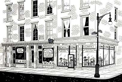 Time lines: Cartoonist draws neighborhoods through the ages • Brooklyn ...