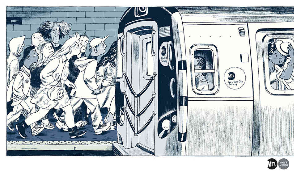 Train lines: Comics exhibit celebrates the subway • Brooklyn Paper