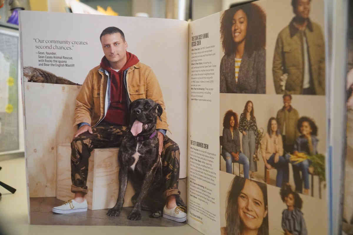 Model behavior! Local animal rescuer stars in new J. Crew campaign ...