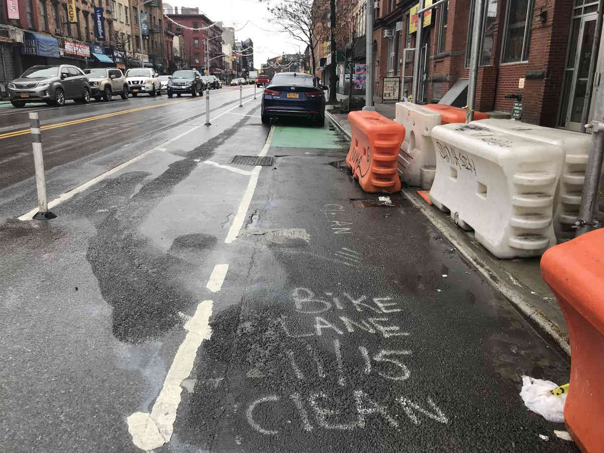 Cyclists: City must finish promised Grand Street bike lanes despite ...