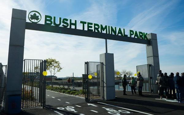 Bush Terminal Park finally getting a second entrance • Brooklyn Paper