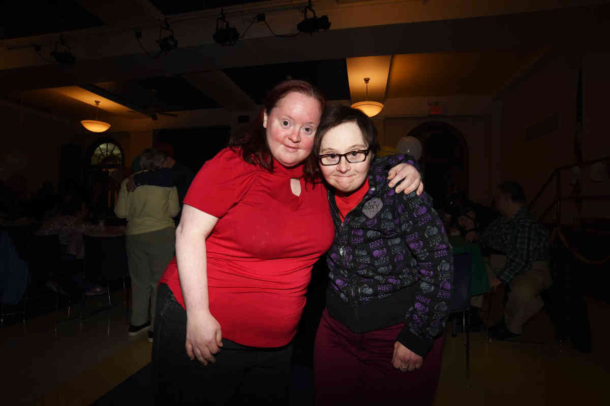 Adults with developmental disabilities party at Clinton Hill college ...