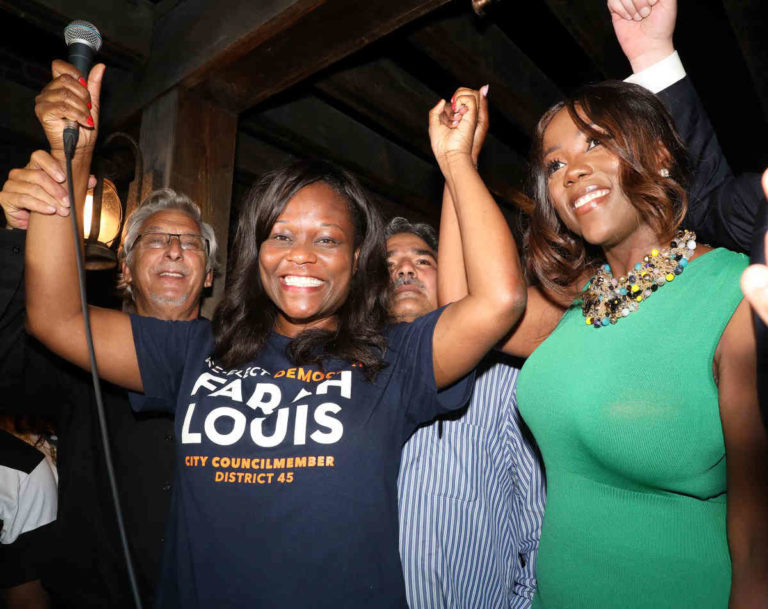 Farah Louis wins Democratic primary for 45th District Council seat ...