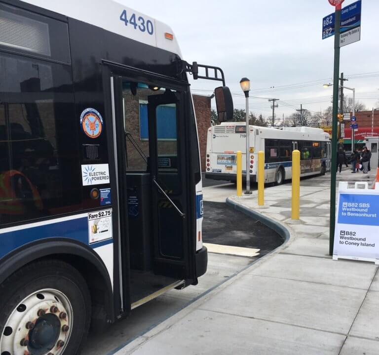 Improved Rockaway Parkway bus terminal reopens to public after seven ...