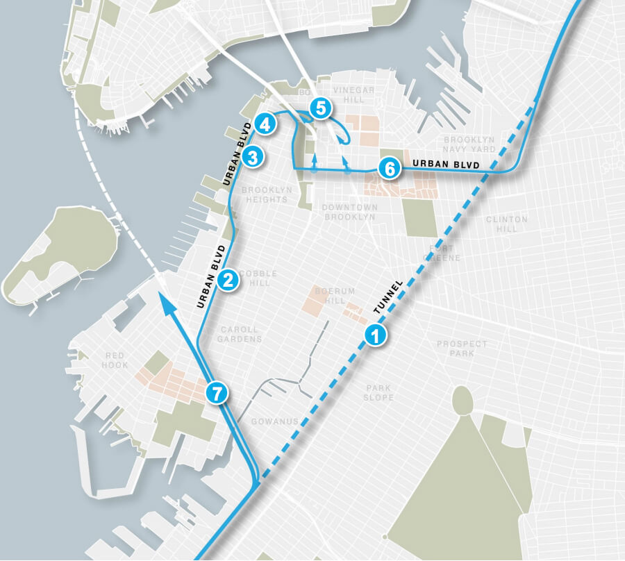 Council-commissioned report: tear down BQE for $11 billion tunnel ...