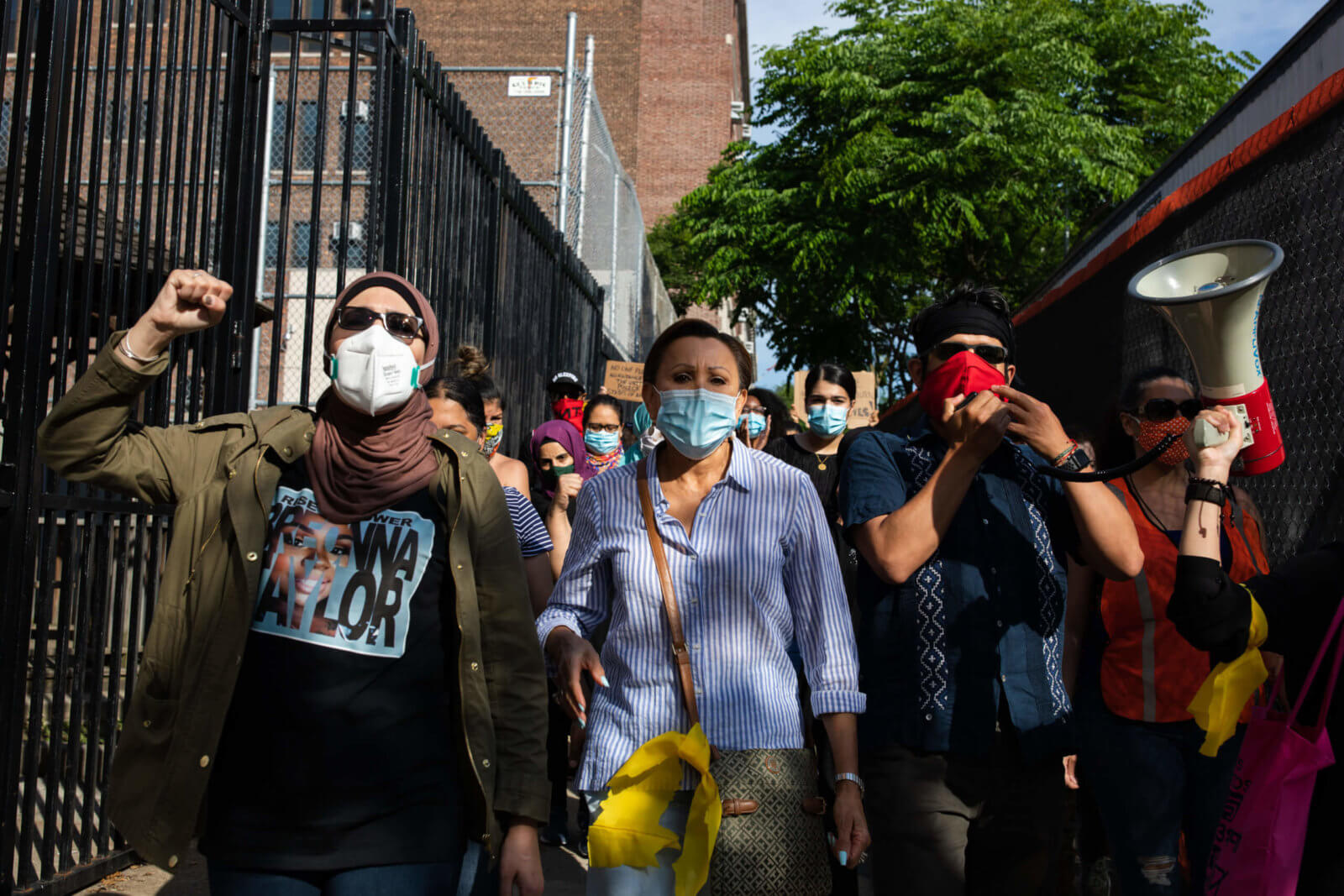 Pair of peaceful protests march through Brooklyn Thursday • Brooklyn Paper