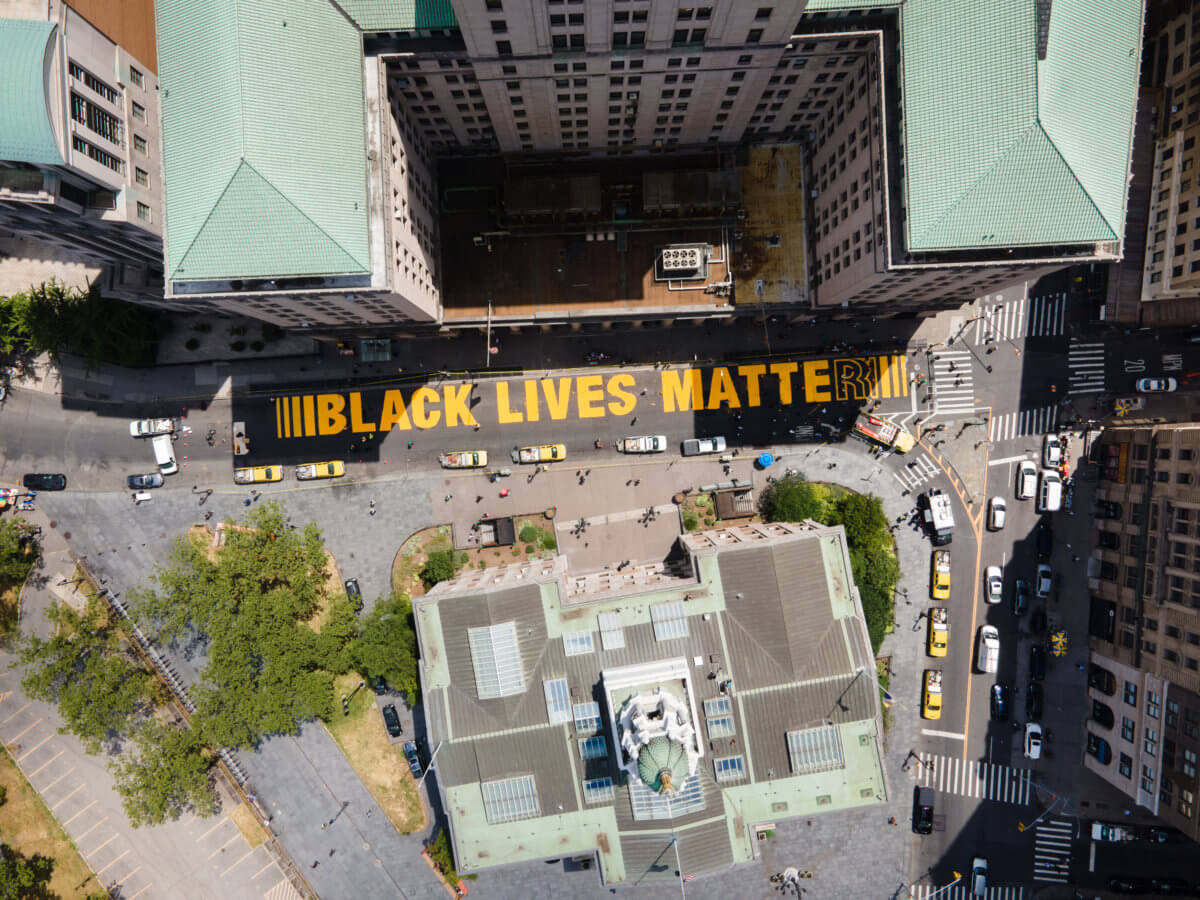 Black Lives Matter mural unveiled outside Borough Hall, near new BLM ...