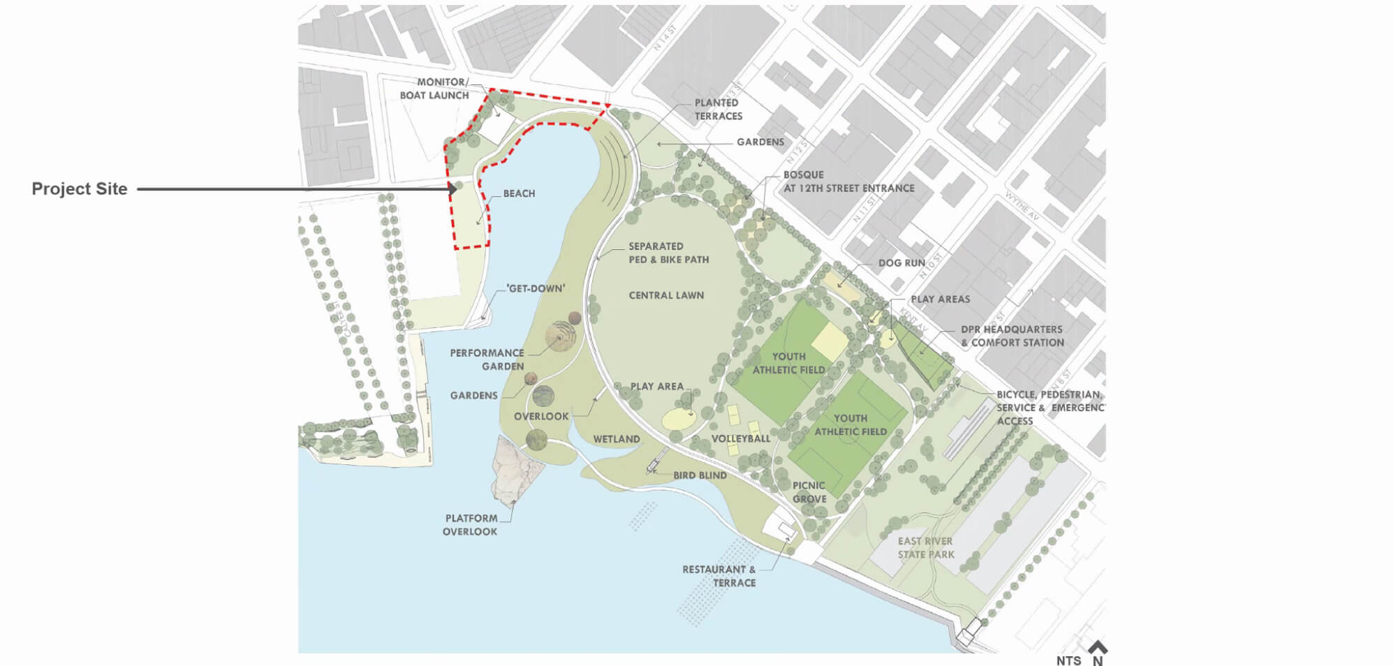 City reveals revised plans for Bushwick Inlet Park Motiva site • Brooklyn Paper