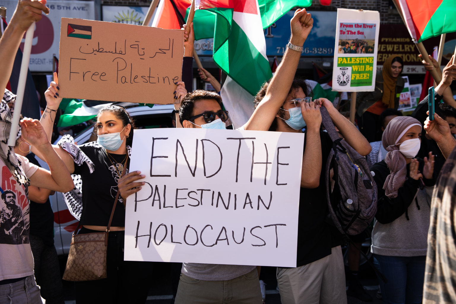 Photos: Protesters march from Bay Ridge to Barclays Center for a free ...
