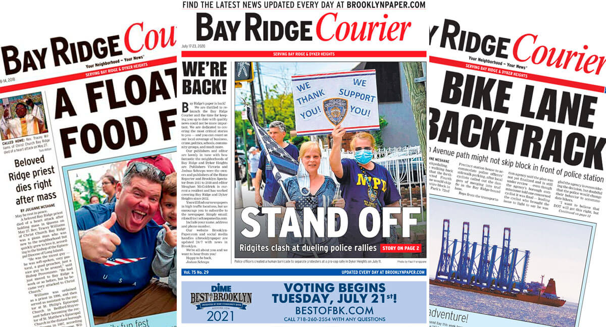 The Bay Ridge Courier is back! • Brooklyn Paper