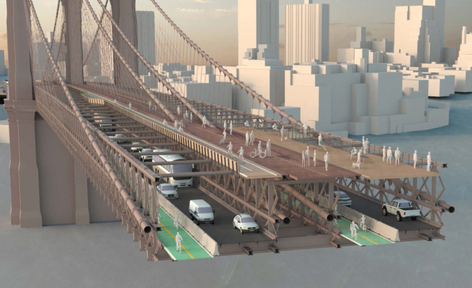 Winners announced for Brooklyn Bridge redesign competition • Brooklyn Paper