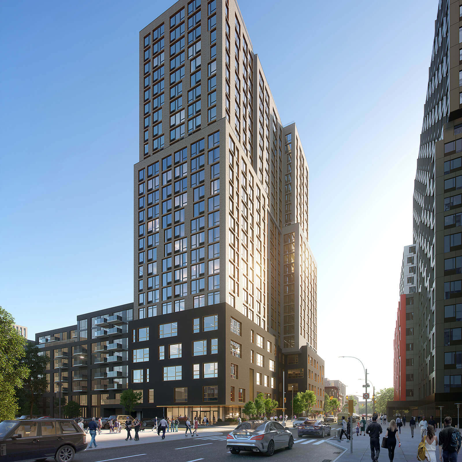 Two buildings in Pacific Park development quickly rising next to ...