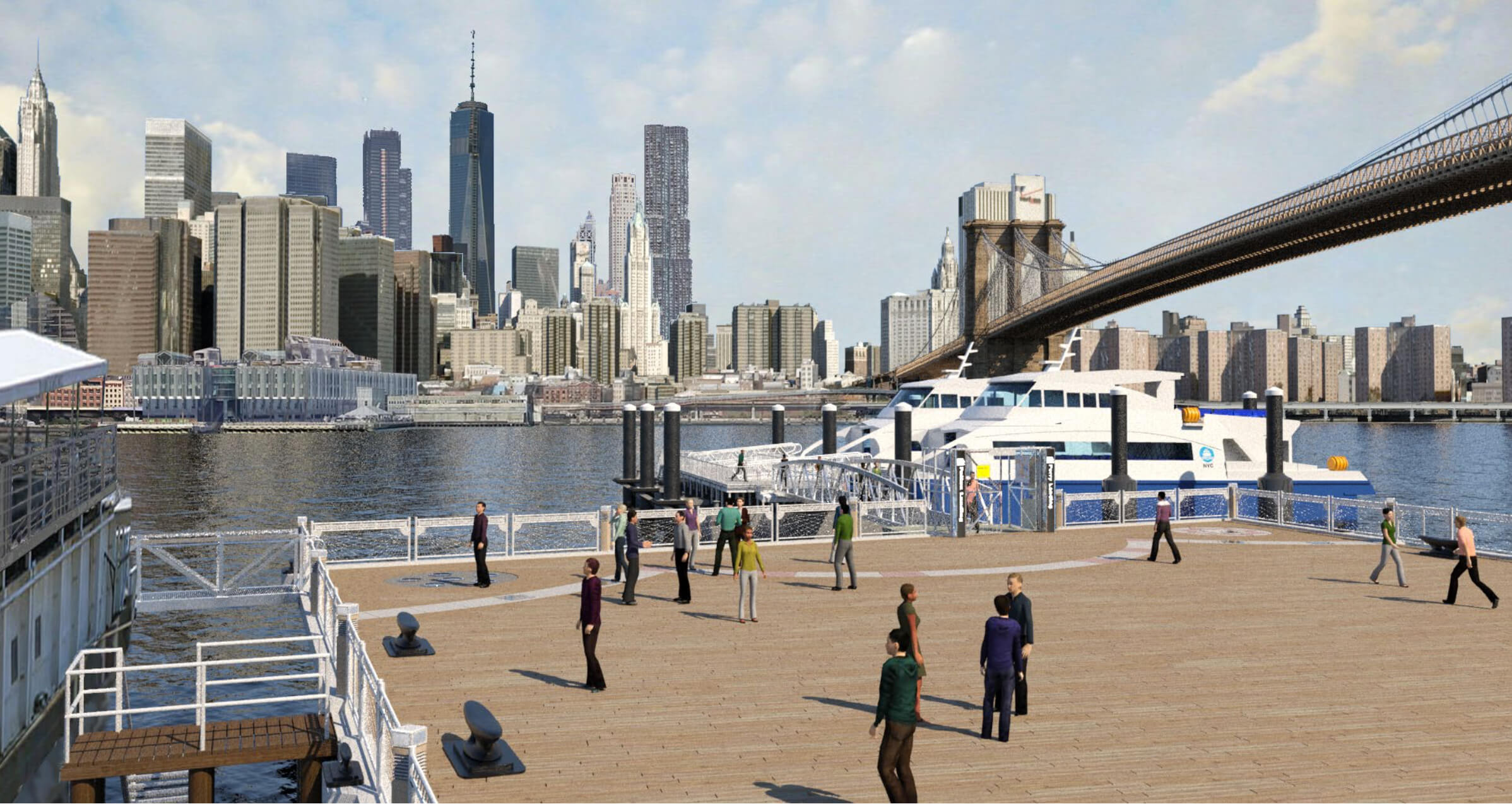 Locals fear Fulton Ferry Landing crowding with new ferry stop, oyster bar