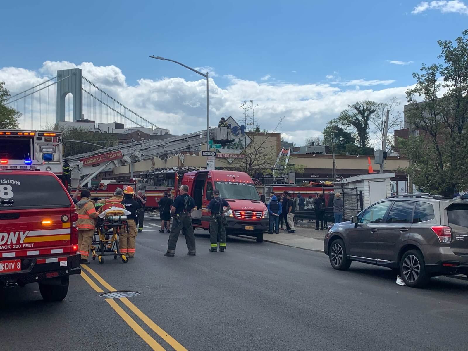Firefighters battle blaze at Bay Ridge supermarket • Brooklyn Paper