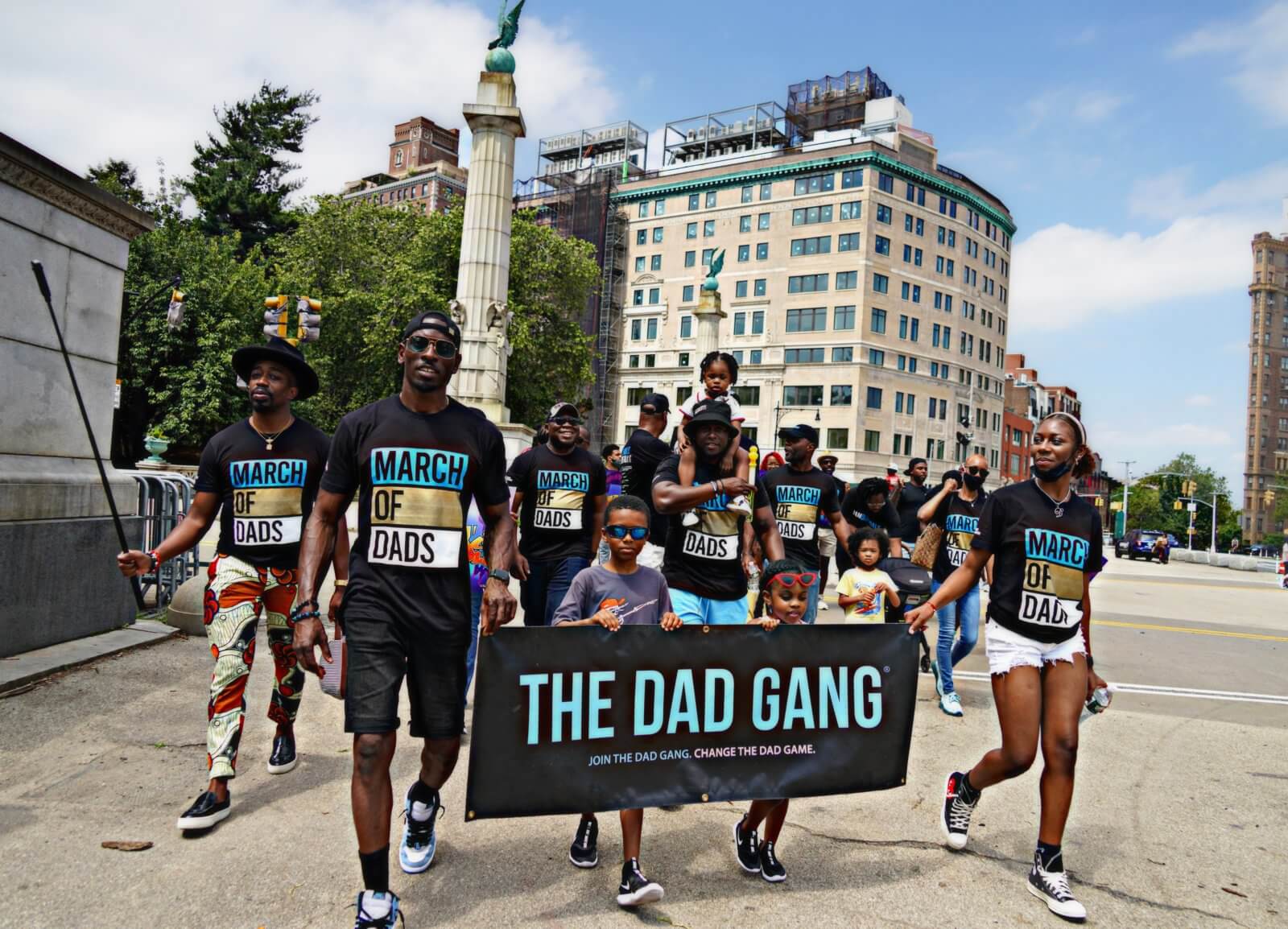 ‘Dad Gang’ breaks down racial stereotypes during Father’s Day march at ...
