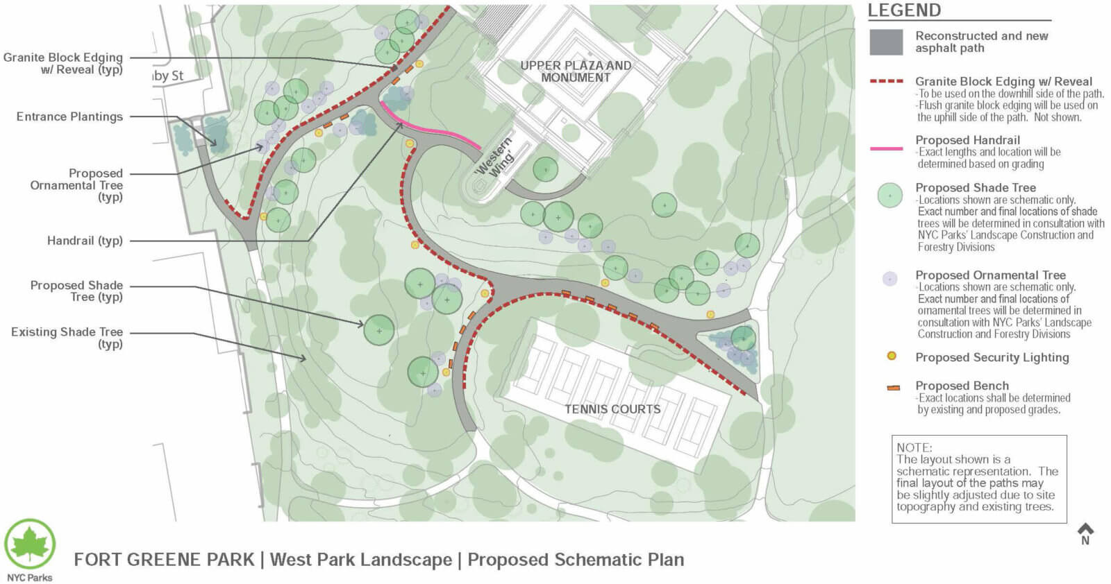 Slice of revamped Fort Greene Park redesign gets approval from LPC ...