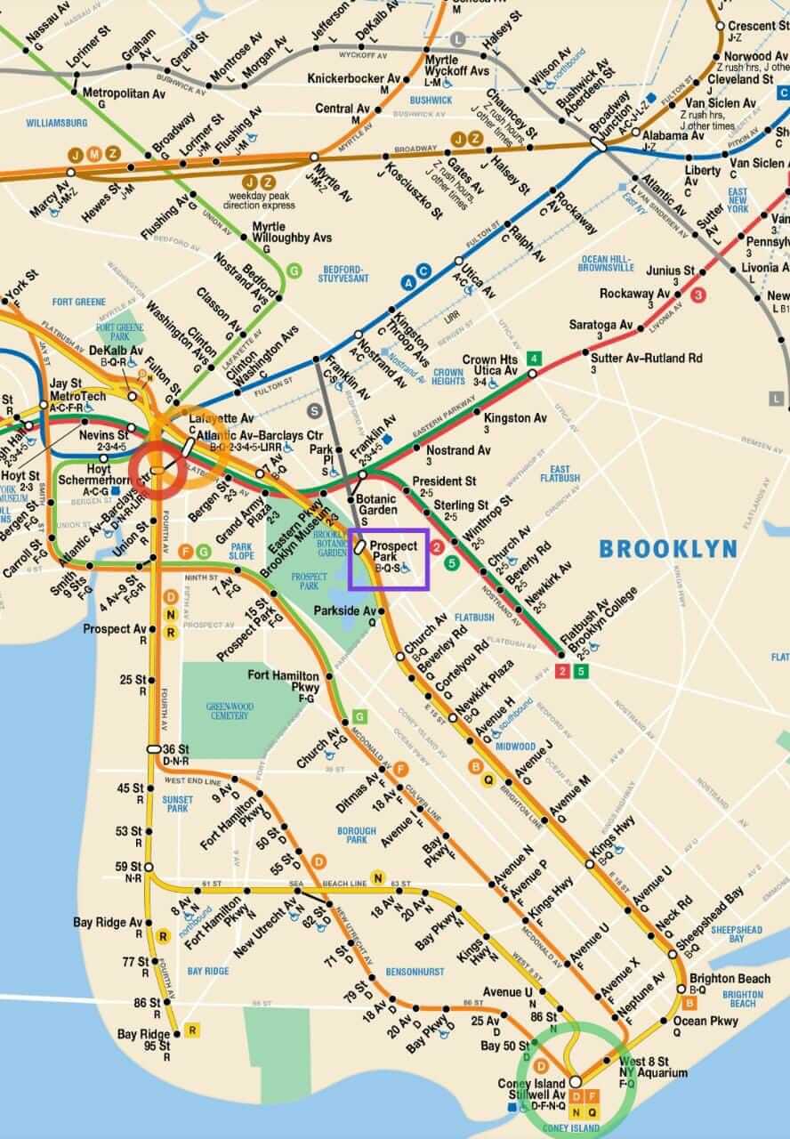 Weekend Q trains rerouted for construction for 6 weeks starting this ...