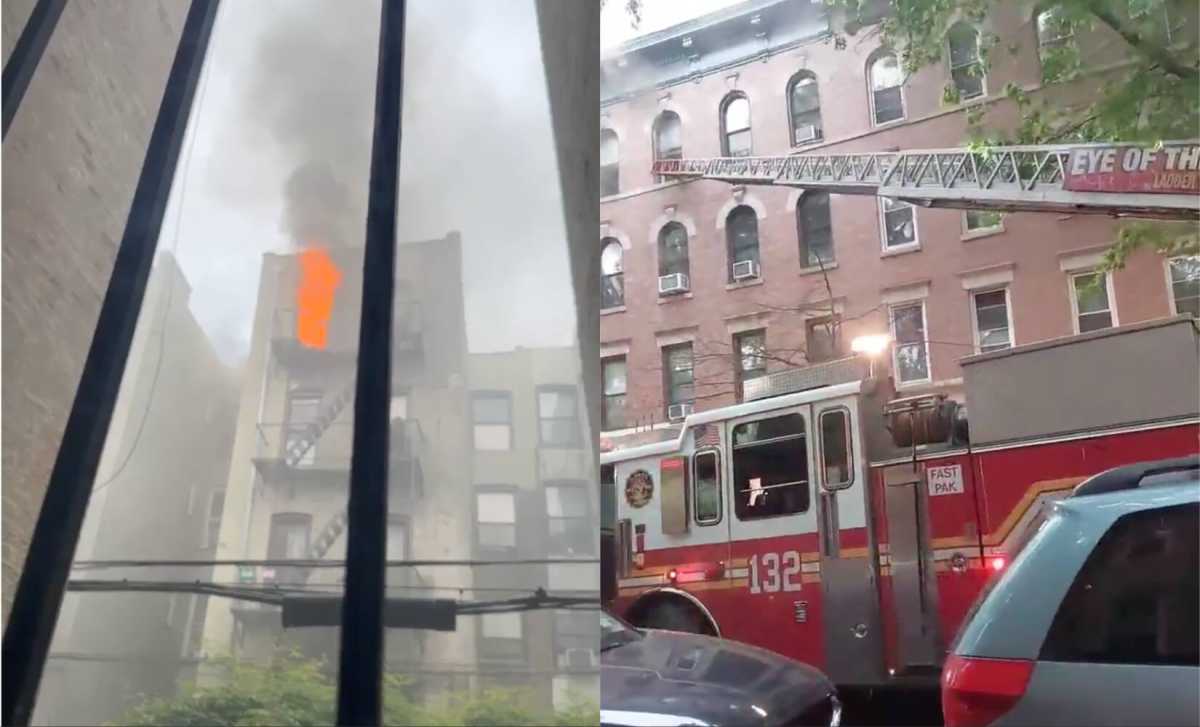 FDNY propels down burning Park Slope building, rescues trapped man ...