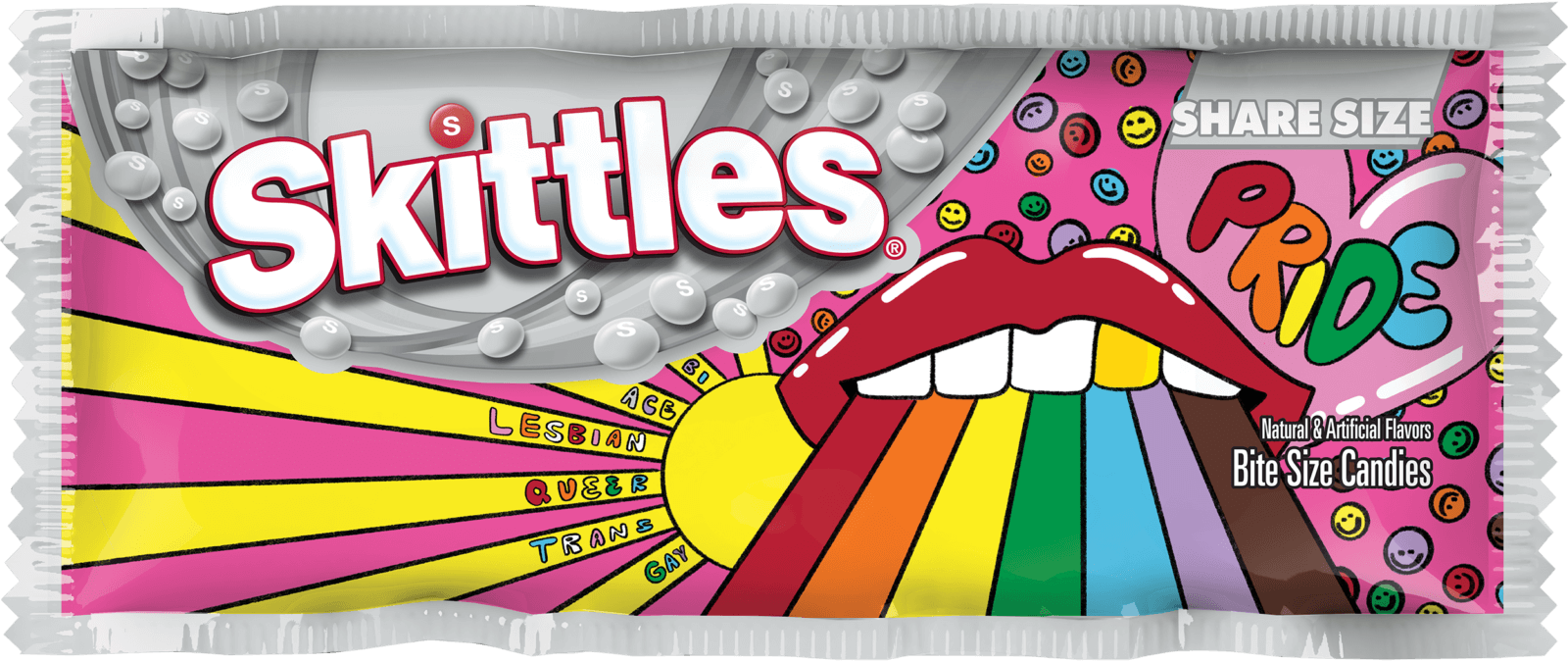 Two Brooklyn artists redesign Skittles’s wrapper to celebrate pride ...