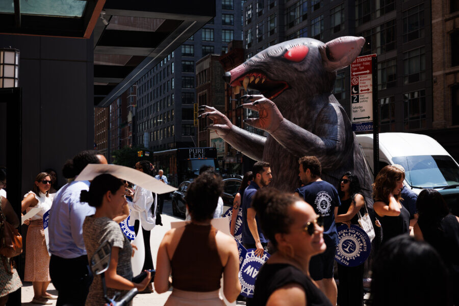 Brooklyn Defender Services union pickets after 2 years without contract ...