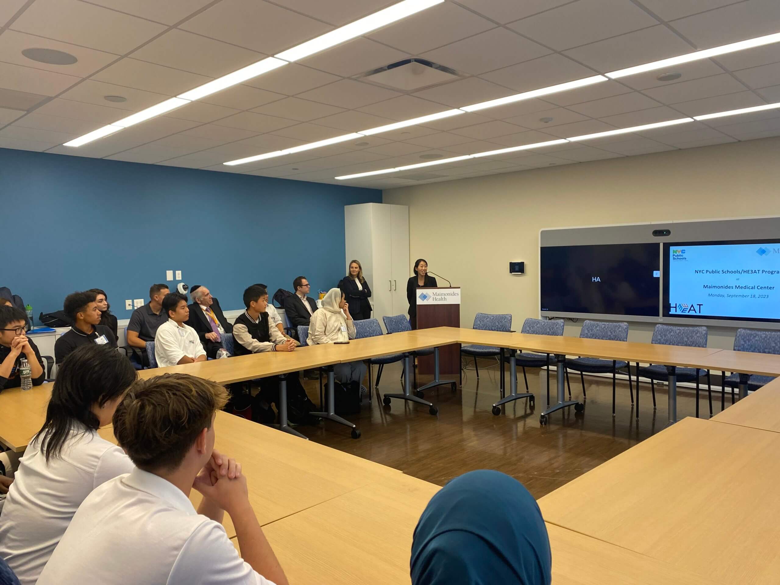 Bringing the heat! Maimonides Medical Center launches new student ...