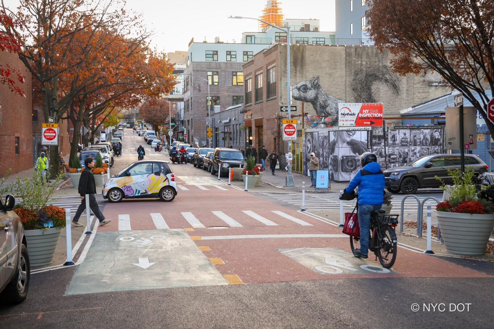 Berry sweet: Cyclist and pedestrian-friendly bike boulevard opens on ...