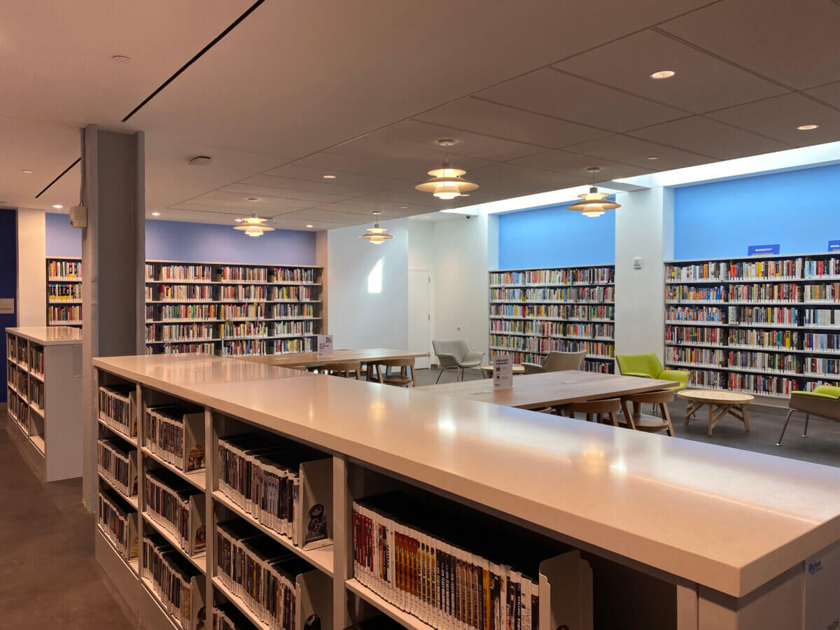 A decade in the making, expanded Sunset Park Library opens below new ...