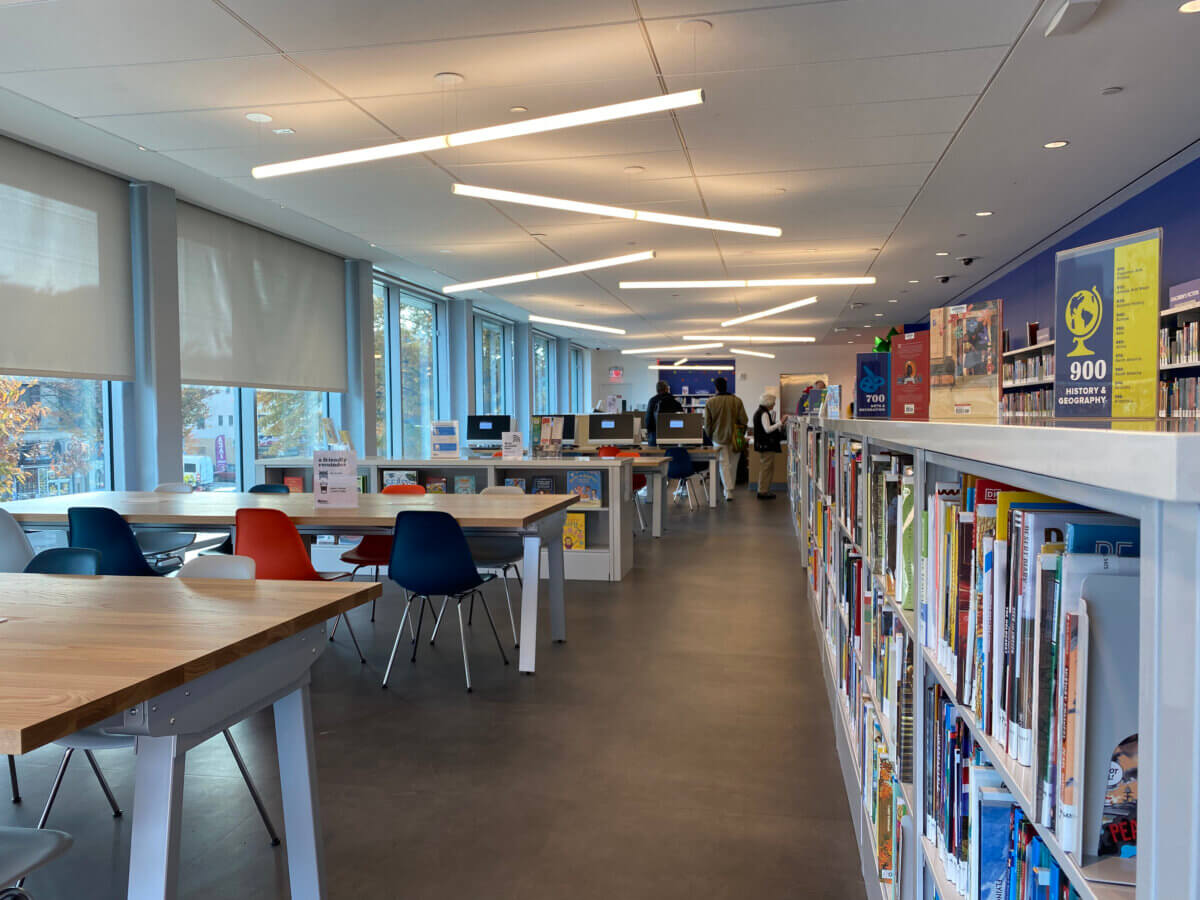 A decade in the making, expanded Sunset Park Library opens below new ...
