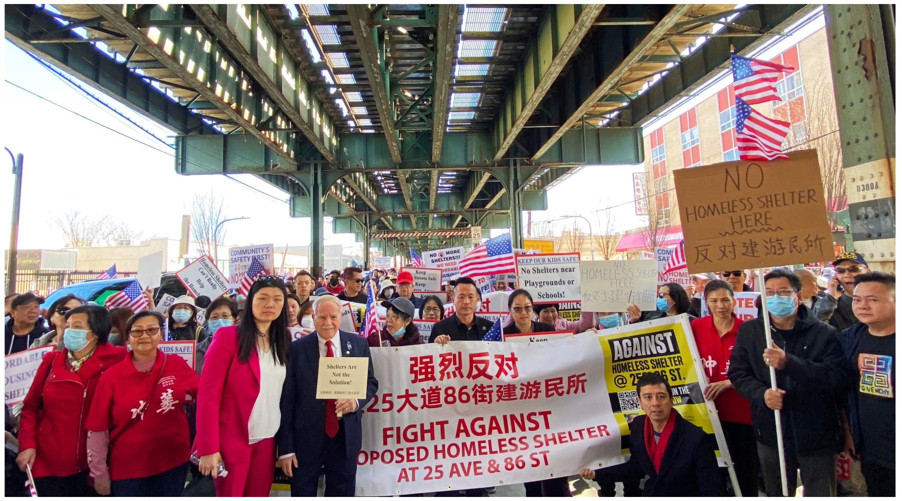 Gravesend residents rally against planned homeless shelter • Brooklyn Paper