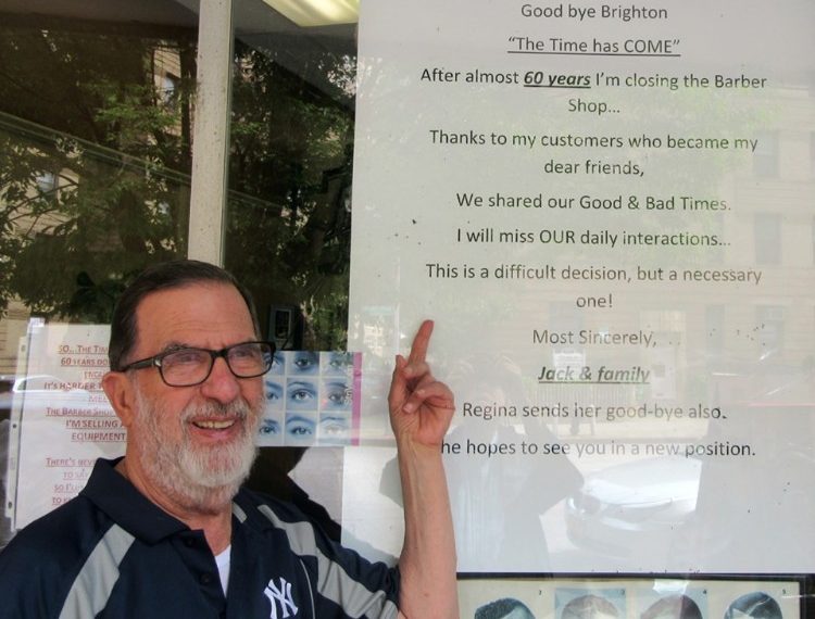 Campaign to honor beloved barber Jack Skolnick with street co-naming ...