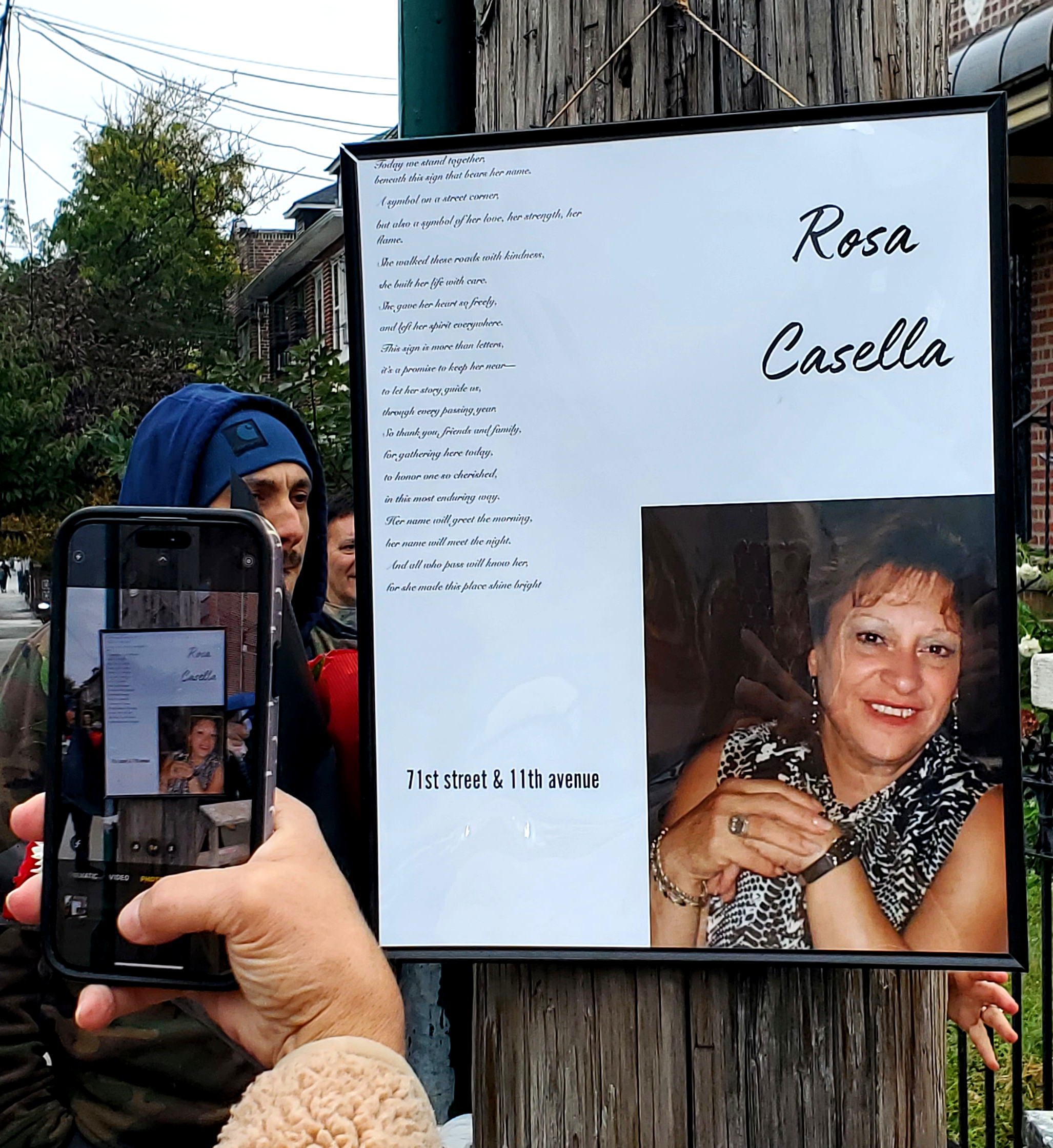 ‘Rosa Casella Way’ dedicated in Dyker Heights to honor beloved community advocate • Brooklyn Paper